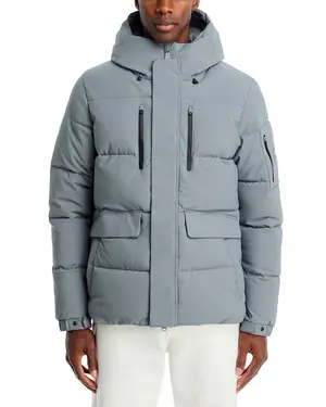 SAVE THE DUCK Alter Hooded Puffer Jacket - Mid Grey