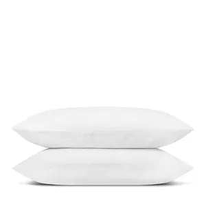 PIGLET IN BED Linen Blend Pillowcase Pair - White
