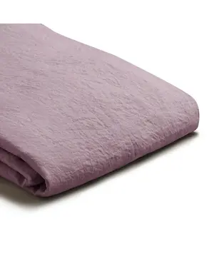 PIGLET IN BED Linen Blend Duvet Cover, King Raspberry