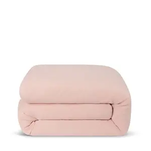PIGLET IN BED Linen Blend Duvet Cover - Rose