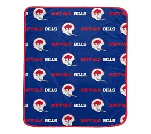 PEGASUS SPORTS Nfl Repeat Helmet Wordmark Ultra Soft Blanket - One-color
