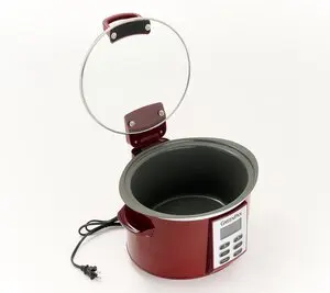 GREENPAN 5qt. Ceramic Non Stick Hinge Lid Slow Cooker