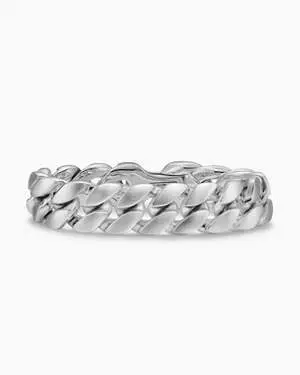 David Yurman Curb Chain Link Bracelet - All Sterling Silver
