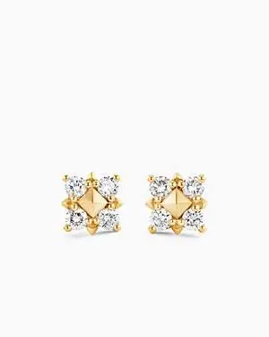 David Yurman Petite Modern Renaissance Stud Earrings - Diamond