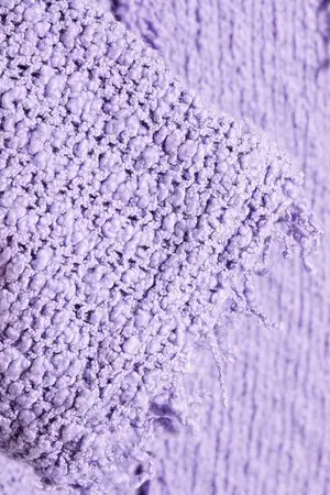 IRO PARIS Shavan Cotton-blend Bouclé-tweed Jacket - Lavender