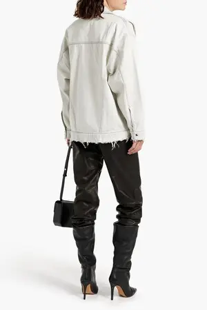 IRO PARIS Noumia Distressed Denim Jacket