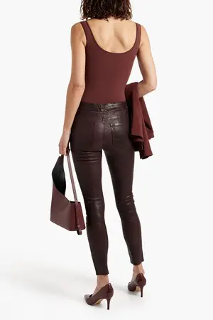Paige Verdugo Faux Leather Skinny Pants
