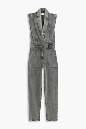 IRO PARIS Laebi Denim Jumpsuit - Charcoal