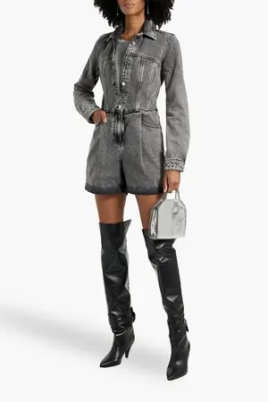 IRO PARIS Tilli Denim Playsuit