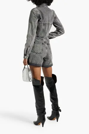 IRO PARIS Tilli Denim Playsuit