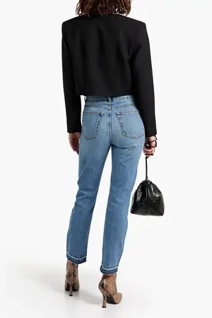 IRO PARIS Hayri Distressed Straight-leg Jeans