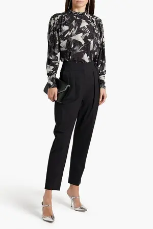 IRO PARIS Ijonac Pleated Tapered Pants