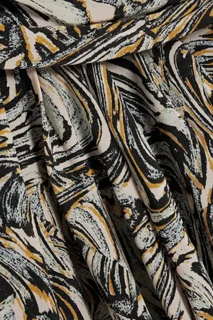IRO PARIS Francia Printed Silk-crepe Mini Dress