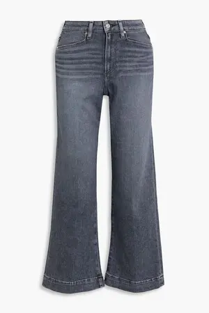 Paige Amour Cropped Bootcut Jeans