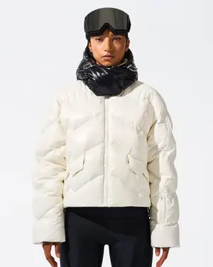 Perfect Moment Mountain Puffer Jacket - Snow-white
