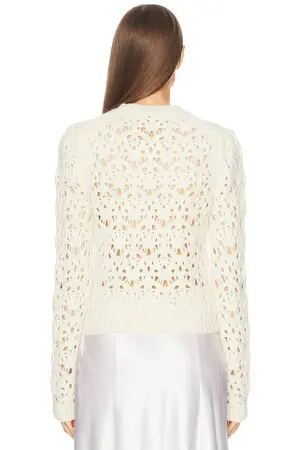 Chloé Chunky Pointelle Knit Sweater