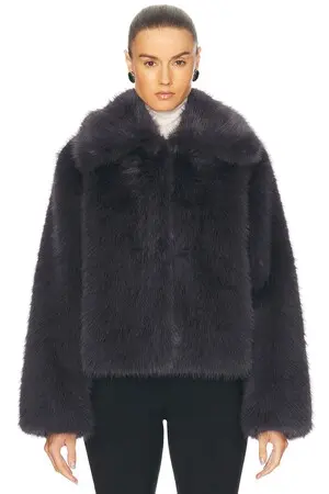 AGOLDE Maren Faux Fur Coat