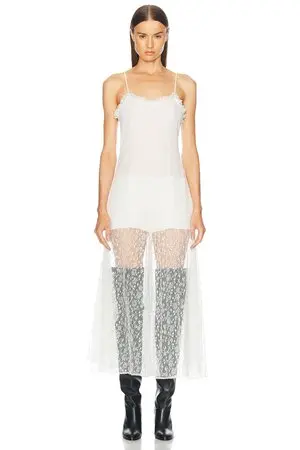 Chloé Floral Lace Embroidered Jumpsuit In White
