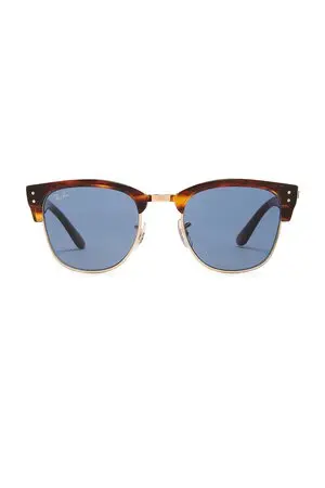 Ray-ban Clubmaster Reverse Sunglasses - Brown Tortoise