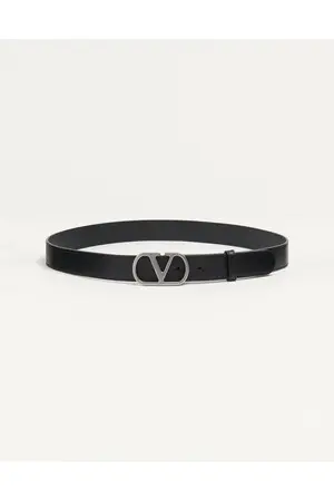 Valentino Garavani Vlogo Signature Belt - Black