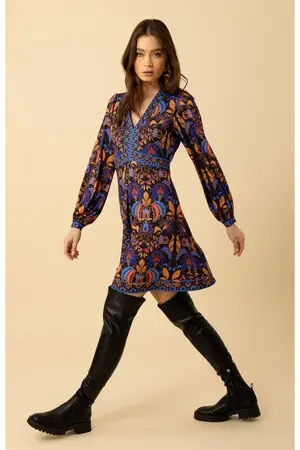 Hale Bob Helen Jersey Midi Dress