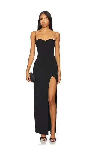 CAMILA COELHO Nova Maxi Dress - Black