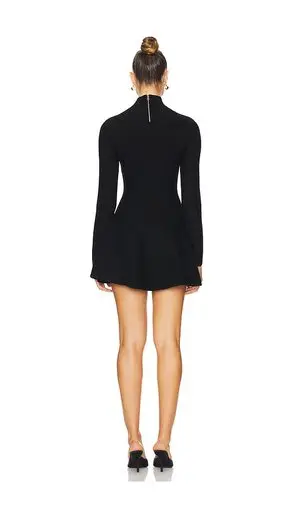 FLEUR DU MAL Knit Long Sleeve Corset Dress