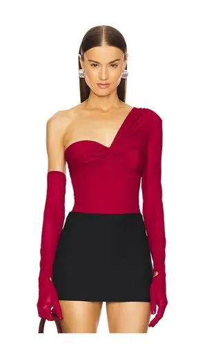 MICHAEL COSTELLO X Revolve Nobu Bodysuit - Red