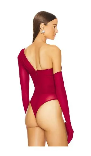 MICHAEL COSTELLO X Revolve Nobu Bodysuit - Red