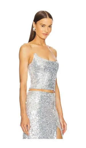 MICHAEL COSTELLO Seona Metallic Top