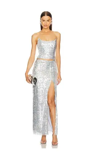 MICHAEL COSTELLO Seona Metallic Top