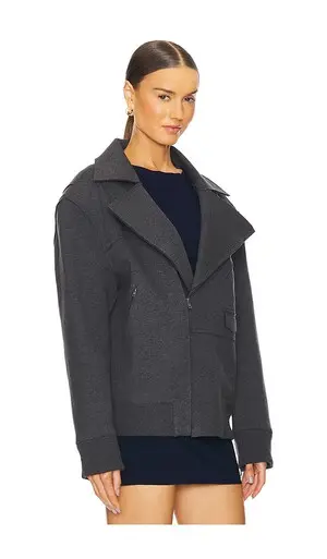 Norma Kamali Oversized Moto Jacket