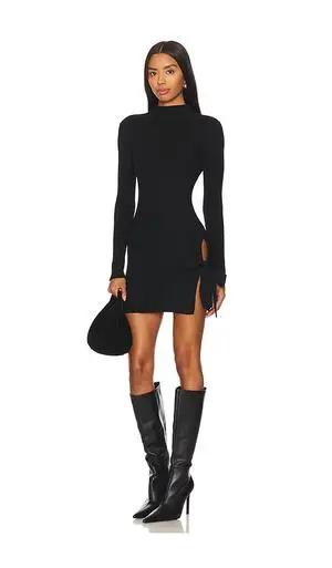 CAMILA COELHO Yvonne Mini Dress - Black