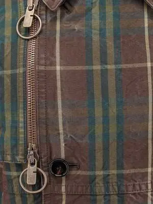 Burberry Cotton Check Trench Coat