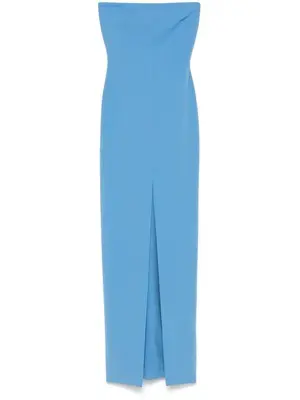 Blue Slit Maxi Dress