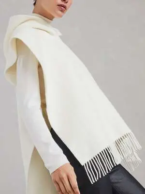 Brunello Cucinelli Fringed Cape