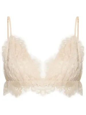 Zimmermann Illustration Lace Bralette - Neutrals