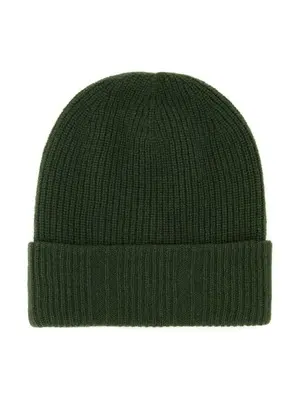 Fendi Logo-patch Beanie - Green