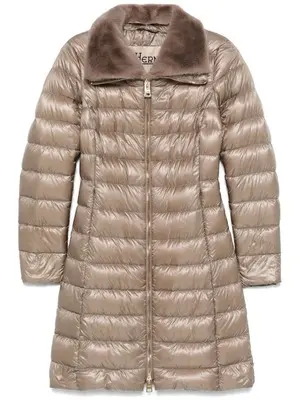 Herno Elisa Padded Coat - Brown