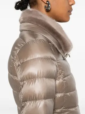 Herno Elisa Padded Coat - Brown