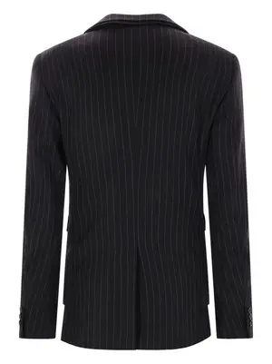 Comme Des Garçons Striped Blazer