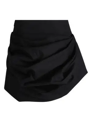 Magda Butrym Draped Cotton Mini Skirt