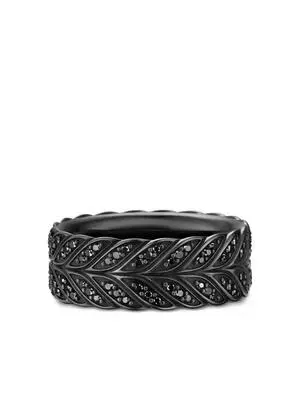 David Yurman Chevron Pavé Diamond Band Ring
