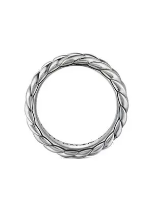 David Yurman Sterling Chevron Band Ring