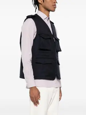 Caruso Padded Gilet - Blue