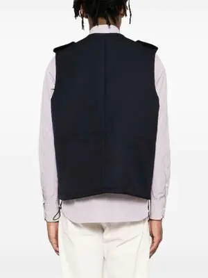 Caruso Padded Gilet - Blue
