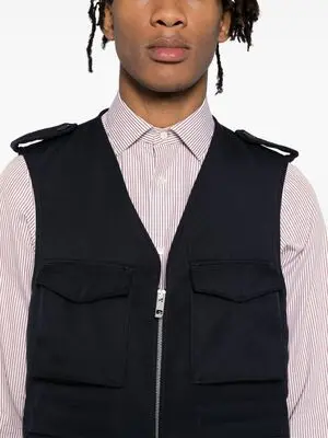 Caruso Padded Gilet - Blue