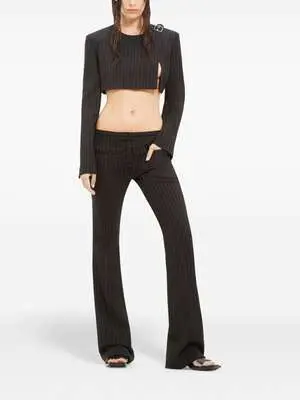 COURREGES Tailored Pinstripe Trousers