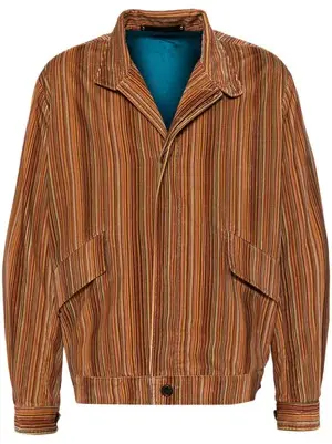 Paul Smith Striped Outerwear For Men
