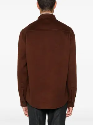 Brioni Brushed Shirt - Brown